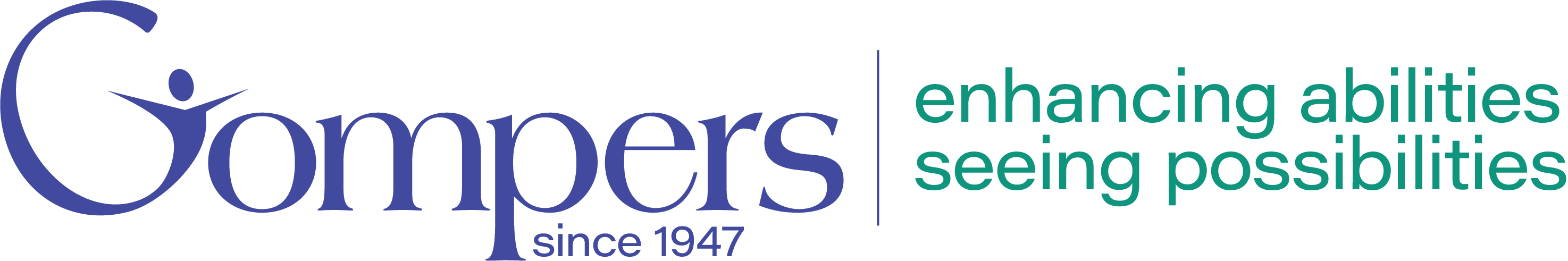 Gompers Main Logo – Tagline – Full Color | Gompers